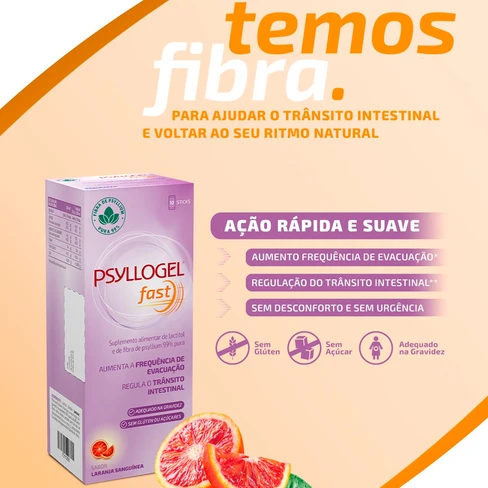 Psyllogel Fast Sticks Suplemento Alimentar - SweetCare Portugal