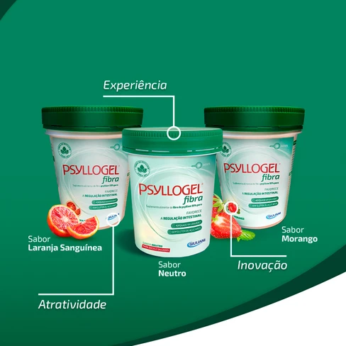 Psyllogel Fibra Frasco Suplemento Alimentar - SweetCare Brasil