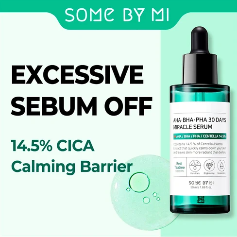 Some by Mi AHA-BHA-PHA 30 days Miracle Serum Soothes Inflammation ...