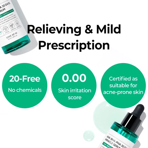 Some by Mi AHA-BHA-PHA 30 days Miracle Serum Soothes Inflammation ...