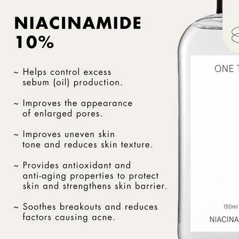 One Thing Niacinamide 10% Toner for All Skin Types SweetCare French ...