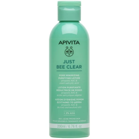 Apivita Just Bee Clear Pore Minimizing Purifying Lotion Oily Acne-Prone Skin SweetCare China