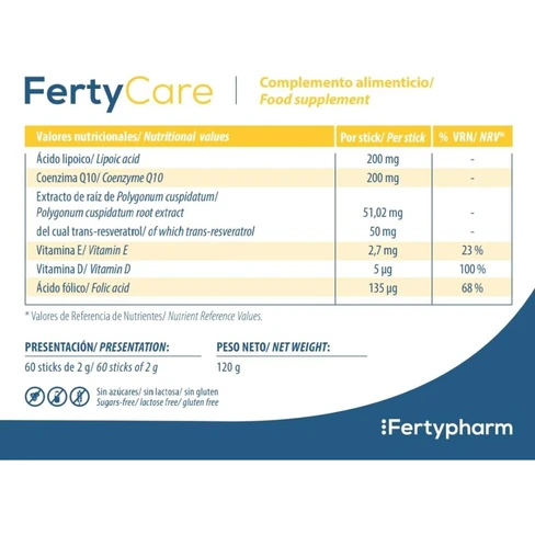 FertyBiotic Fertycare Suplemento Alimentar Fertilidade - SweetCare Portugal