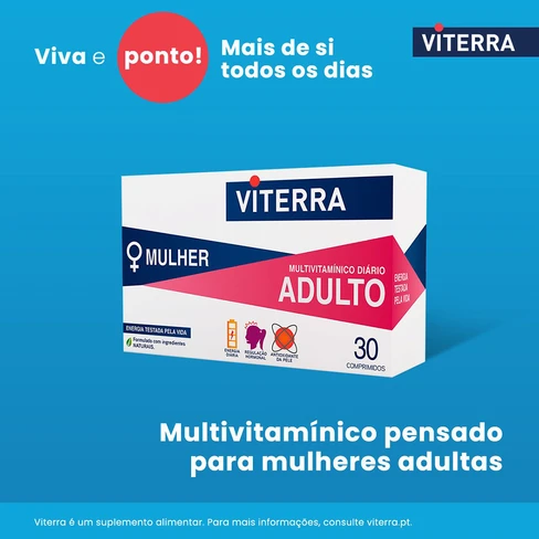 Viterra Mulher Suplemento Multivitamínico Diário SweetCare United States