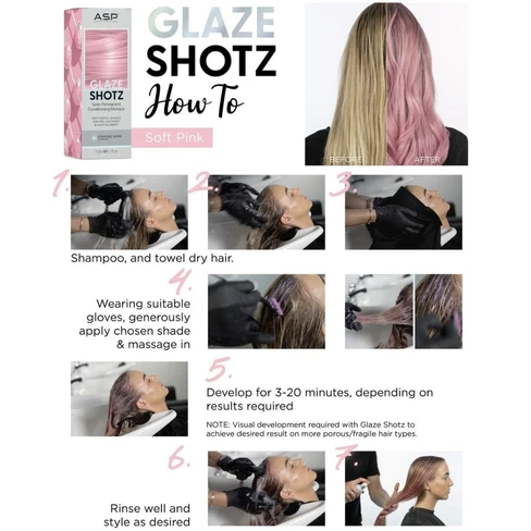 A.S.P Hair Gloss Shotz Semi-Permanent Conditioning Masque Color ...