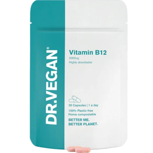 Dr. Vegan Vitamin B12 Food Supplement Energy and Psychological Function - SweetCare Estonia