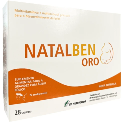 Natalben Oro Suplemento Multivitamínico Gravidez - SweetCare Portugal