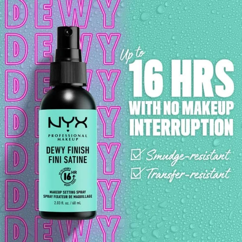 NYX Professional Makeup Dewy Setting Spray Up to 16-Hour Wear ...