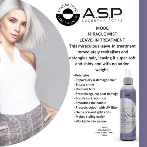 A.S.P Hair MODE Miracle Mist Leave-In Treatment 12 Miraculous Effects ...