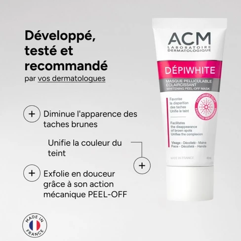 ACM Laboratoire Dermatologique Dépiwhite Whitening Máscara Peel-Off ...