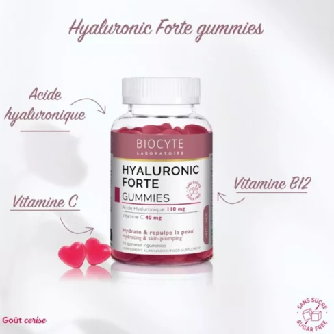 Biocyte Hyaluronic Forte Gummies Suplemento Alimentar - SweetCare Portugal
