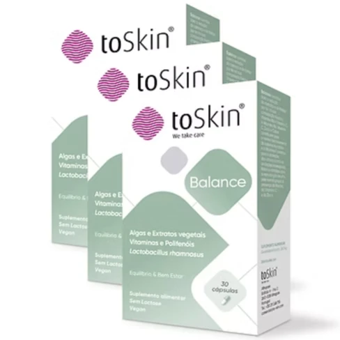 ToSkin Balance Suplemento Alimentar Bem Estar e Equilíbrio - SweetCare ...