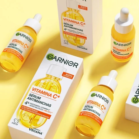 Garnier Skin Active Vitamina C+ Sérum Antimanchas com Niacinamida ...