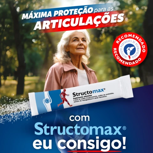 Structomax Suplemento Alimentar para Articulações com Glucosamina ...