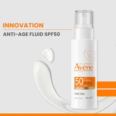 Avène Fluido Anti-Idade Protetor Solar SPF50 - SweetCare Portugal