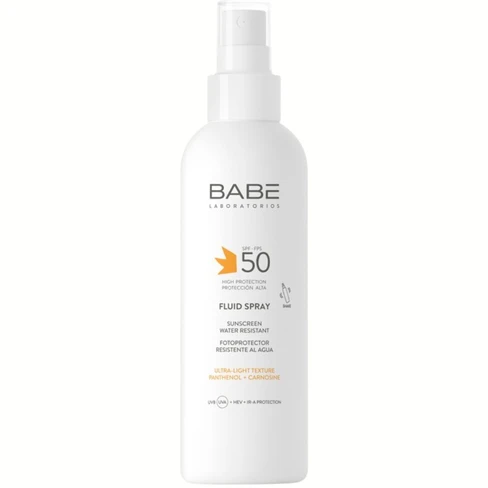 Babé Spray Fluido SPF50 Protetor Solar Textura Ultra-Ligeira ...