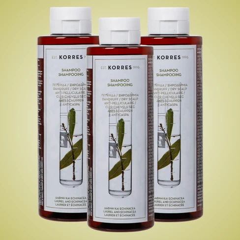 Korres Laurel and Echinacea Shampoo Against Dandruff and Dry Scalp ...