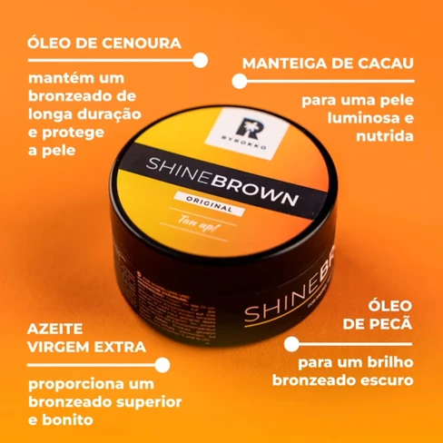 Byrokko Shine Brown Original Tanning Cream Fast Absorption - SweetCare ...