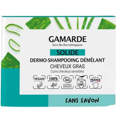 Gamarde Dermo-Shampoo Desembaraçante Sólido para Cabelos Oleosos e ...