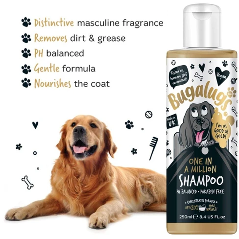 Bugalugs One in a Million Shampoo para Cão Luxuosamente Perfumado ...