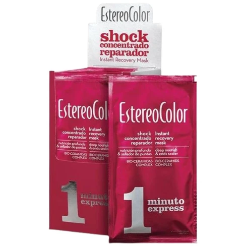 EstereoColor Shock 1 Minute Express Máscara de Recuperação Instantânea ...