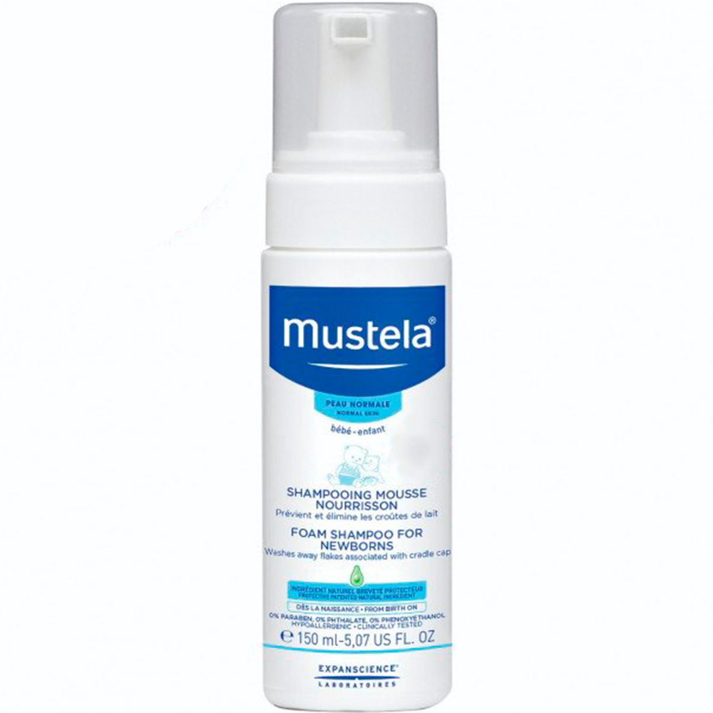 Mustela Shampoo espuma para recém-nascido