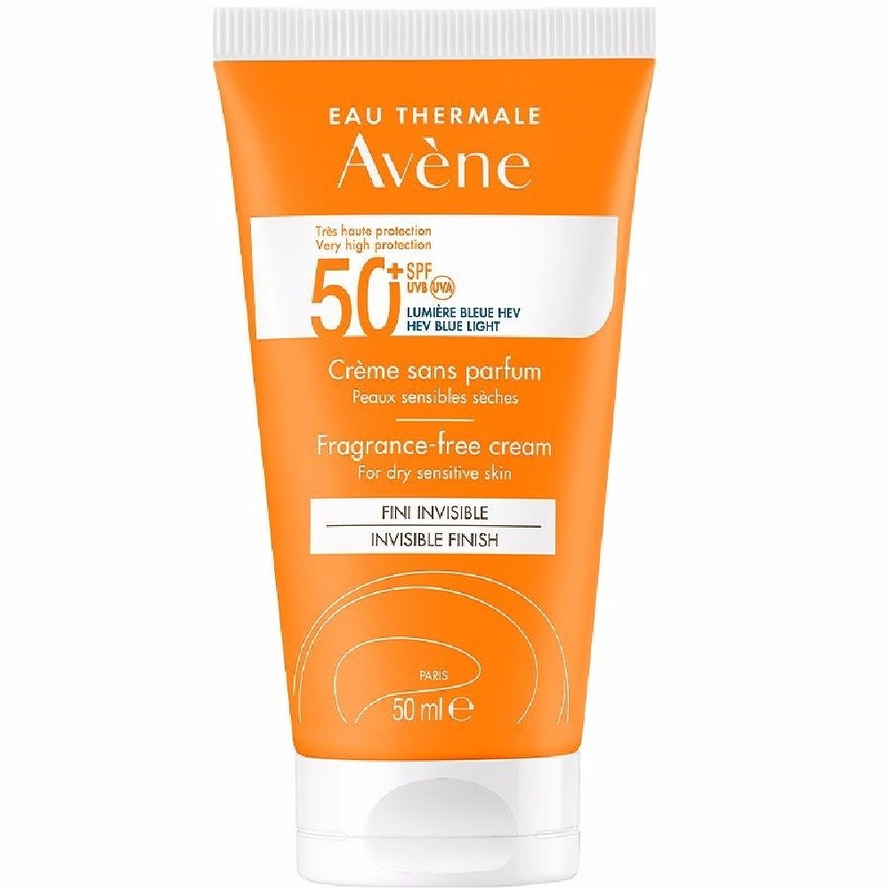 Avene Creme solar pele sensível spf50+ sem perfume - poupe até 11%