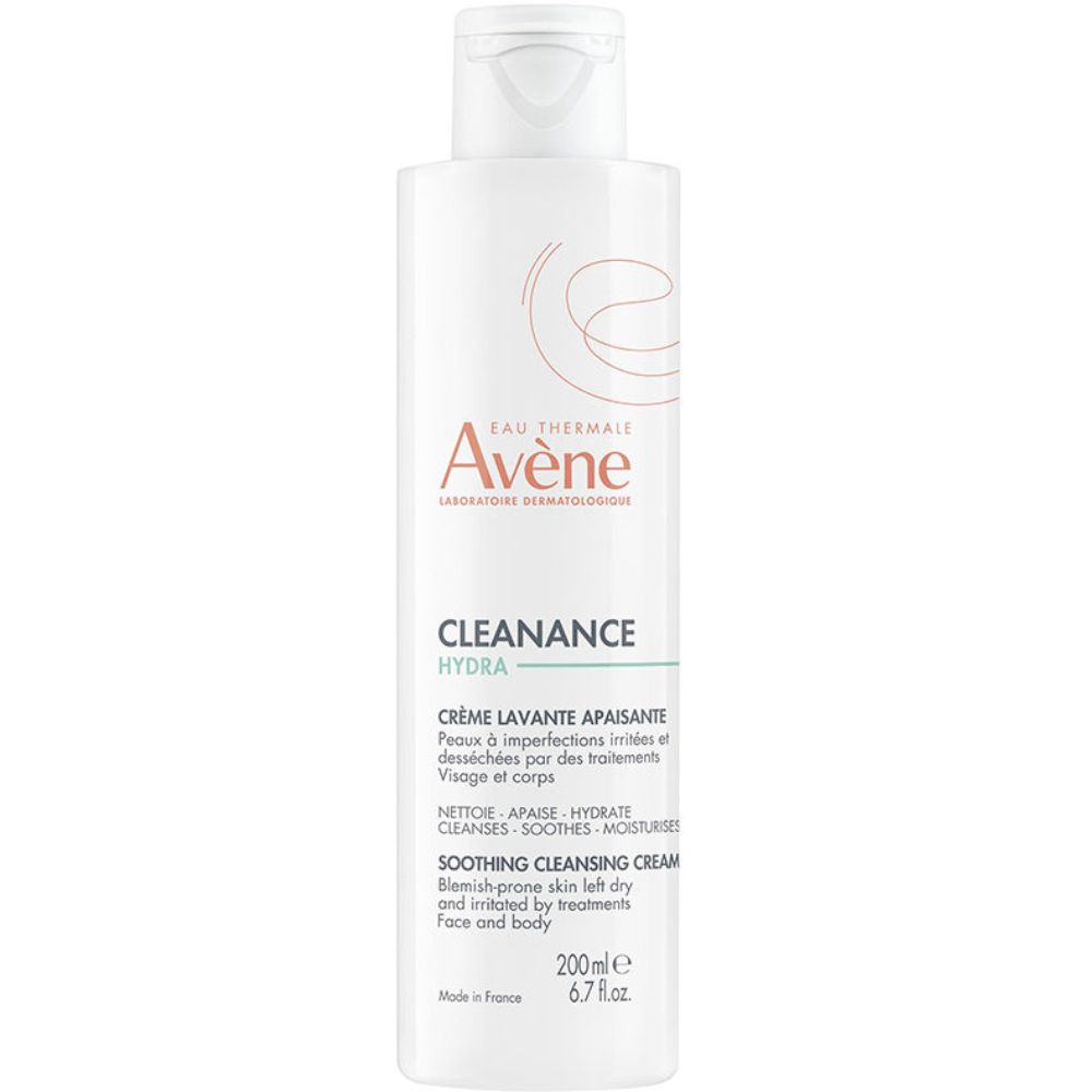 Avene Cleanance hydra creme lavante calmante para tratamentos anti-acne ...