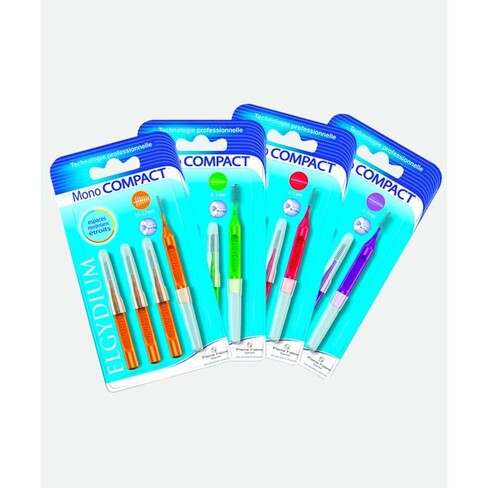 Elgydium Clinic Mono Compact Toothbrush for Interdental Spaces ...