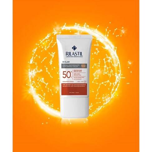 Rilastil Sun System D-Clar Uniforming Cream SPF50 SweetCare United States