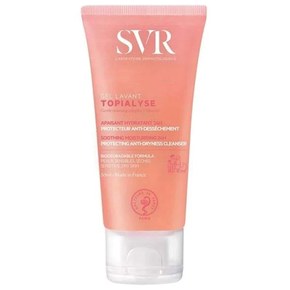 SVR Topialyse Gentle Protective Cleanser Anti-Dryness Soap Free Gel ...
