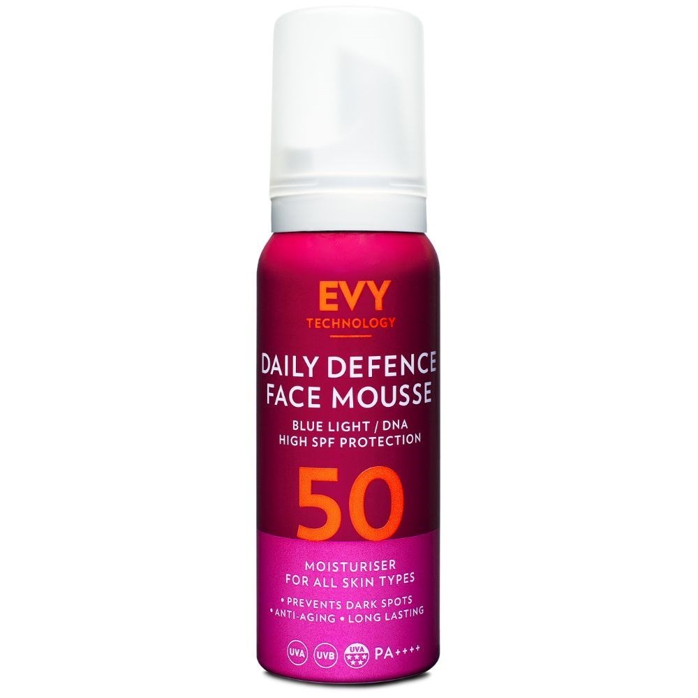 Evy Technology Daily Defense Mousse Facial SPF50 Proteção com SPF ...