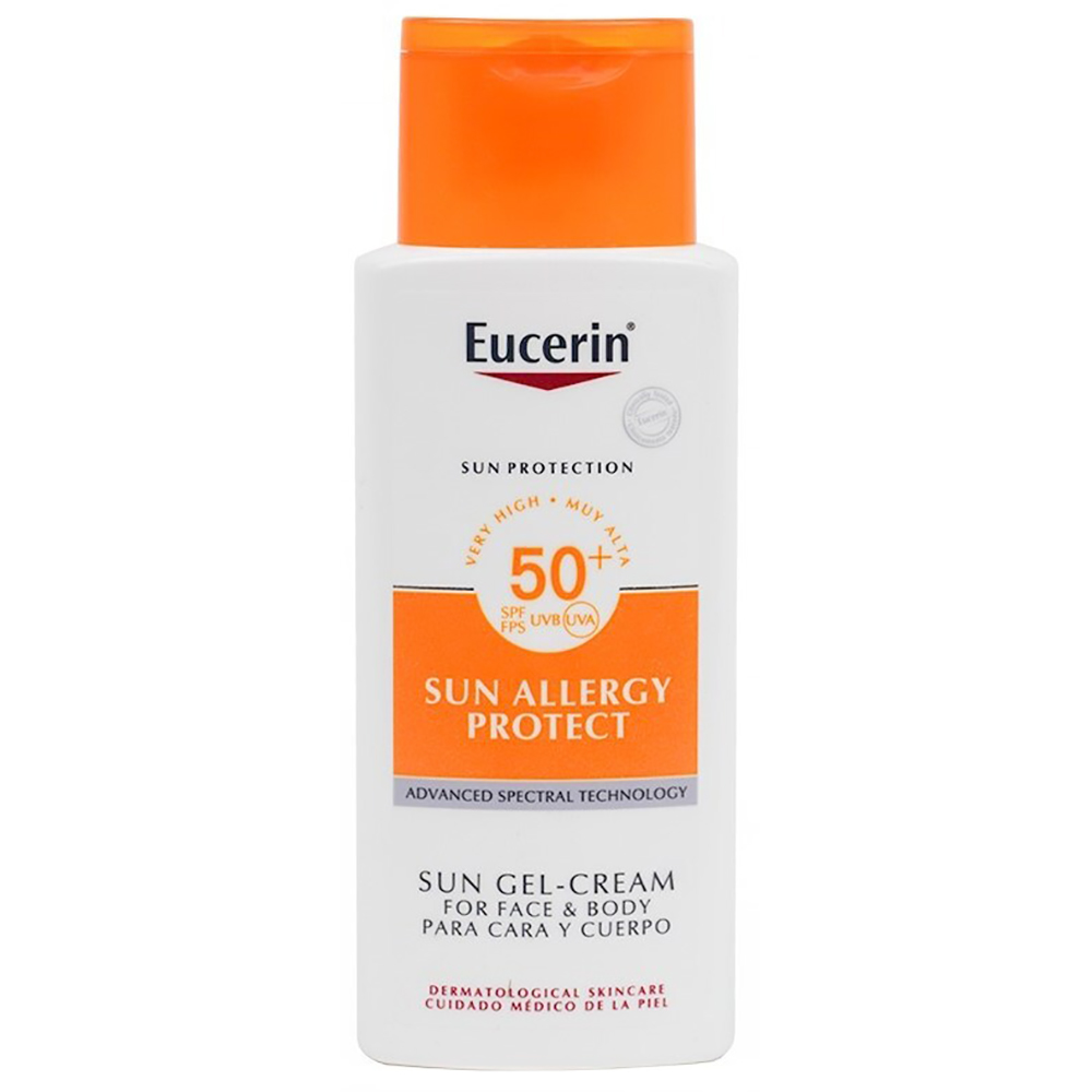 Eucerin Sun Protection Sun Allergy Protect SPF50+ Sun Gel-Cream Face ...