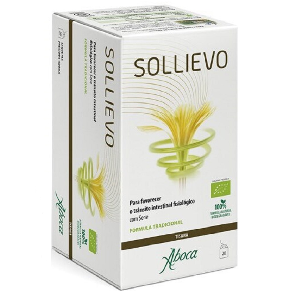 Aboca Sollievo Herbal Tea for Bowel Transit SweetCare United States