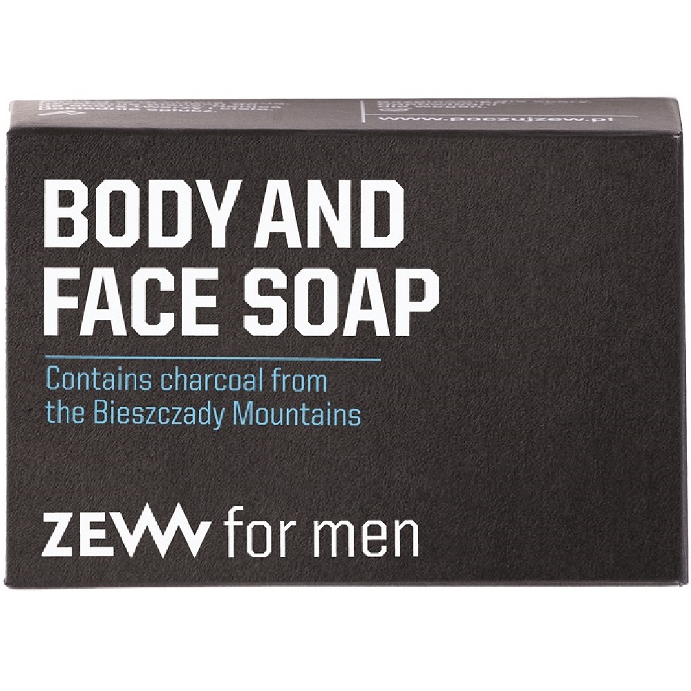 Zew for men Body and Face Soap - with Charcoal SweetCare Moldova