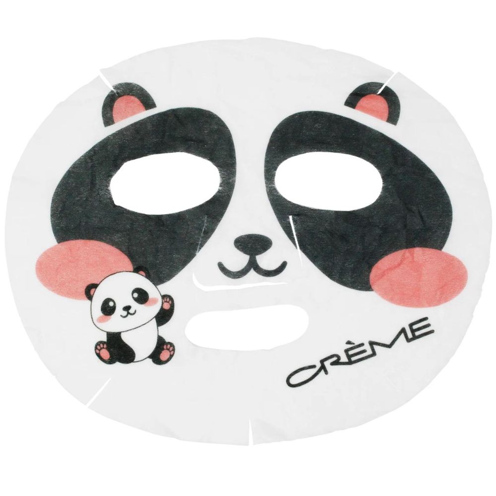 The Crème Shop Animated Sheet Masks Be Bright, Skin! Kawaii Panda Face ...