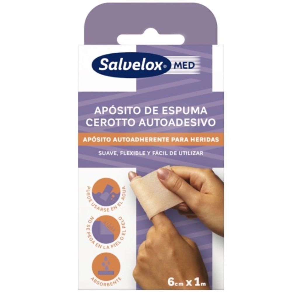 Salvelox Self-Adhesive Foam Dressing Smooth, Flexible and Easy to Use ...