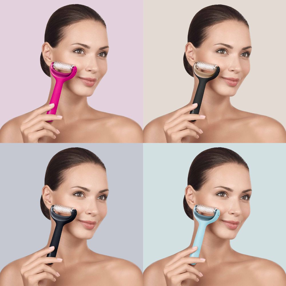 Geske Microneedle Face and Body Roller 8 in 1 SmartAppGuided SweetCare ...