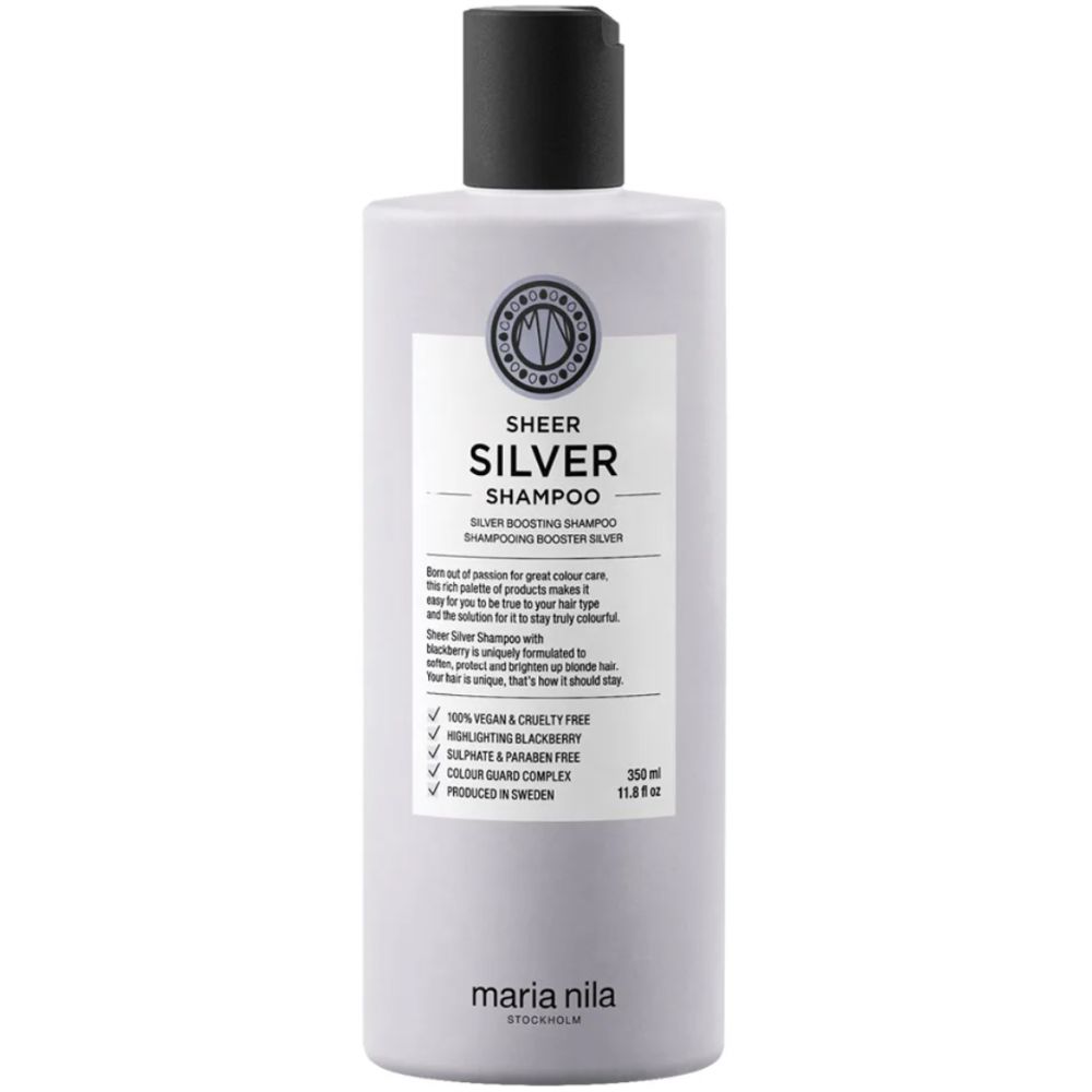 Maria Nila Sheer Silver Shampoo for Blonde and Grey Hair - SweetCare Timor