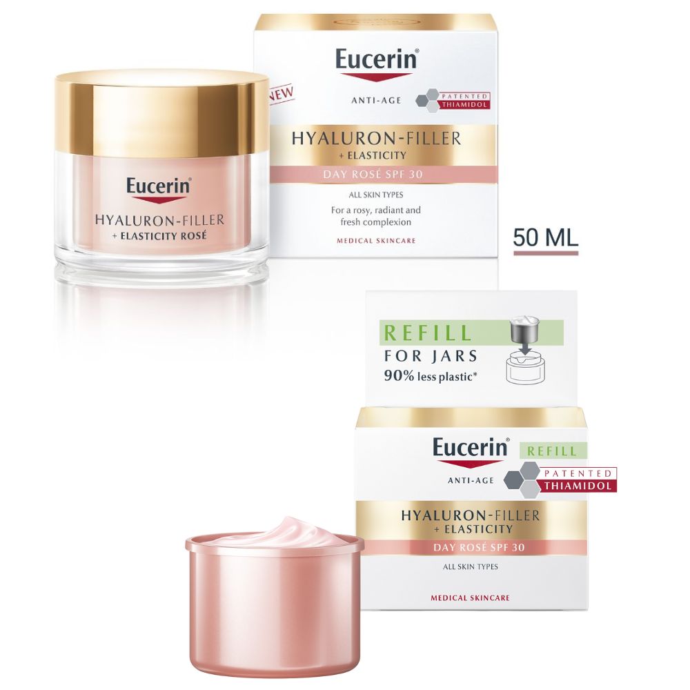 Eucerin Hyaluron-Filler + Elasticity Day Cream Rose SPF30 SweetCare ...