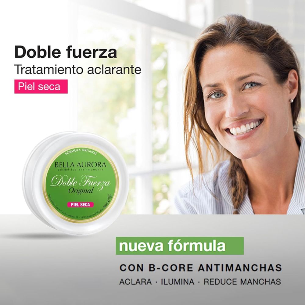 Bella Aurora Doble Fuerza Original Cream for Dry Skin Dark Spots ...