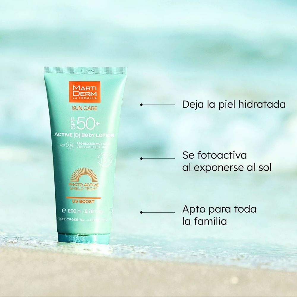 Martiderm Suncare SPF50 Active [D] Body Lotion SweetCare Samoa