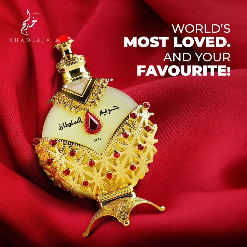 Khadlaj Hareem Al Sultan Gold Concentrated Perfume Oil SweetCare United ...
