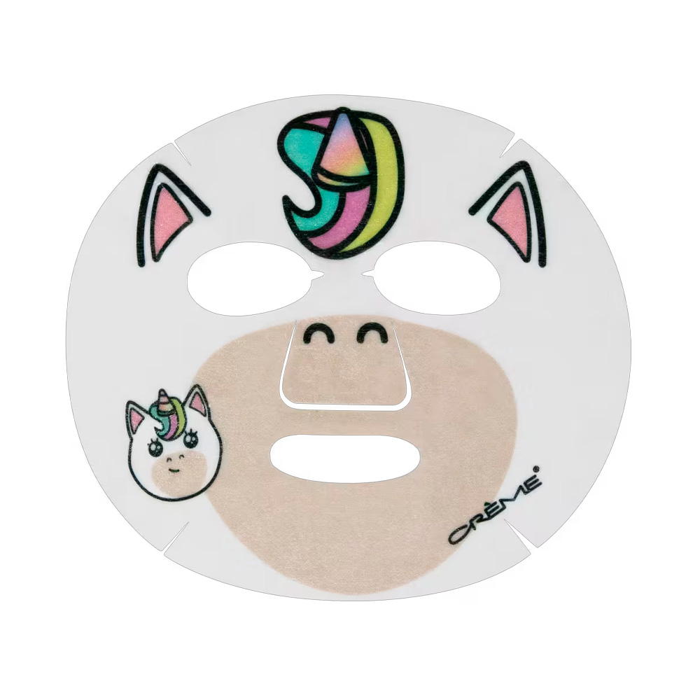 The Crème Shop Animated Sheet Masks Glow Up, Skin! Unicorn Face Mask ...