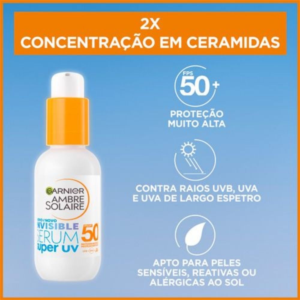 Garnier Invisible Super UV Serum SPF50+ SweetCare Canada
