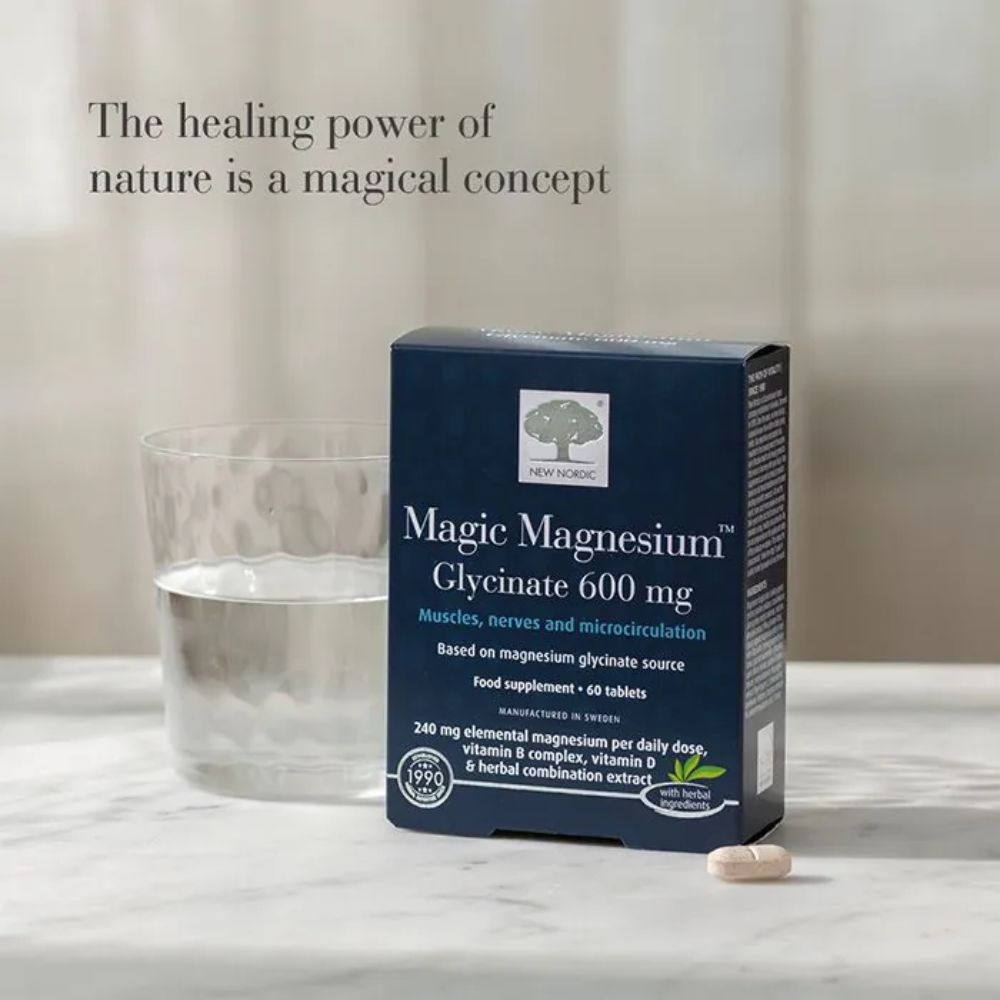 New Nordic Magic Magnesium Glycinate Muscles, Nerves and Microcirculation SweetCare Saint Barthelemy
