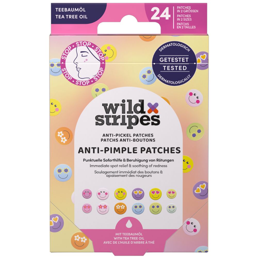 Wild Stripes Parches anti granos Smile Stop Calmante de rojeces ...