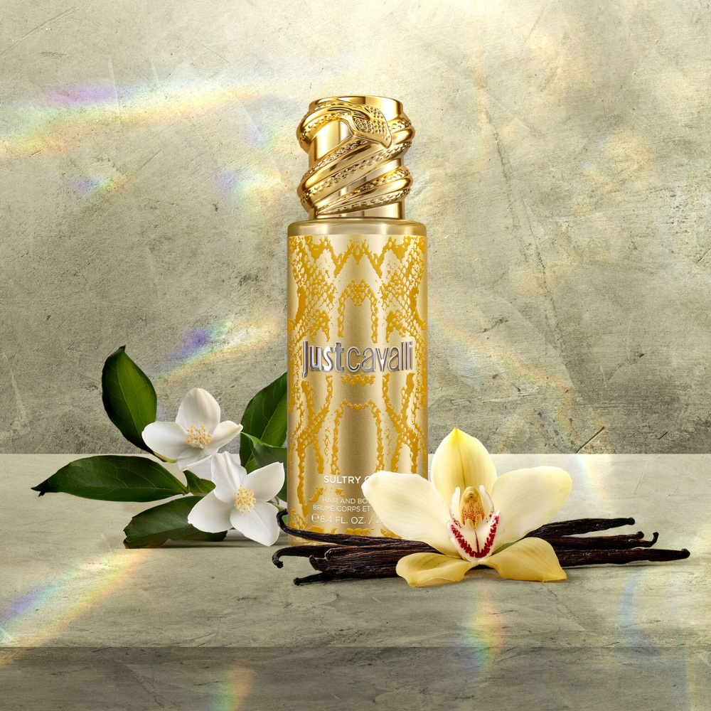 Roberto Cavalli Just Cavalli Sultry Gold Bruma para Cabelo e Corpo ...
