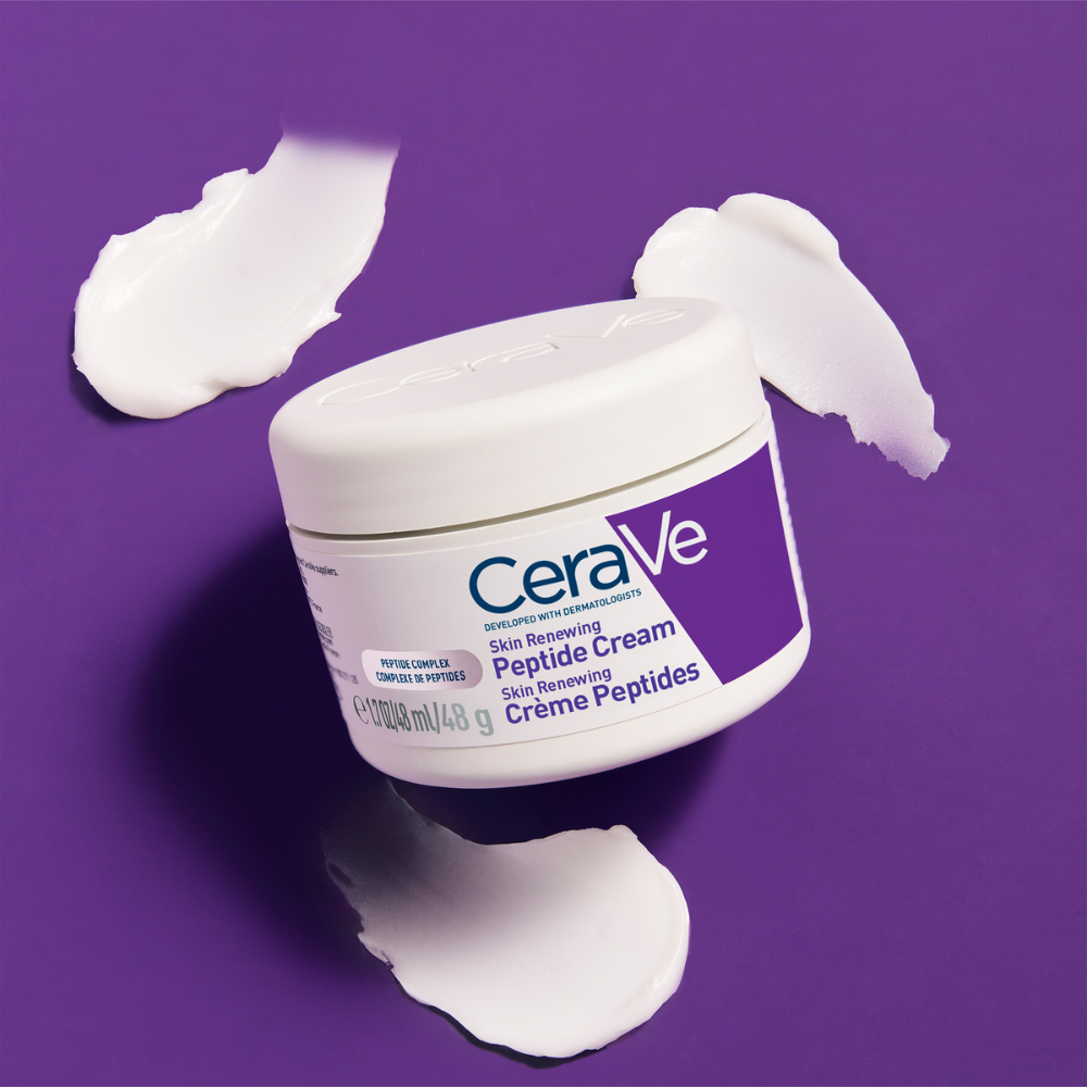 CeraVe Skin Renewing Creme Facial com Péptidos - SweetCare Brasil